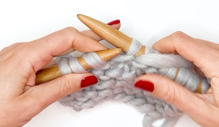 La maille glissée au tricot : tuto vidéo