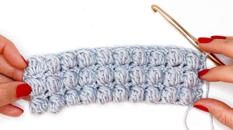 Crocheter le point noisette / des noppes (+ tutoriel vidéo)